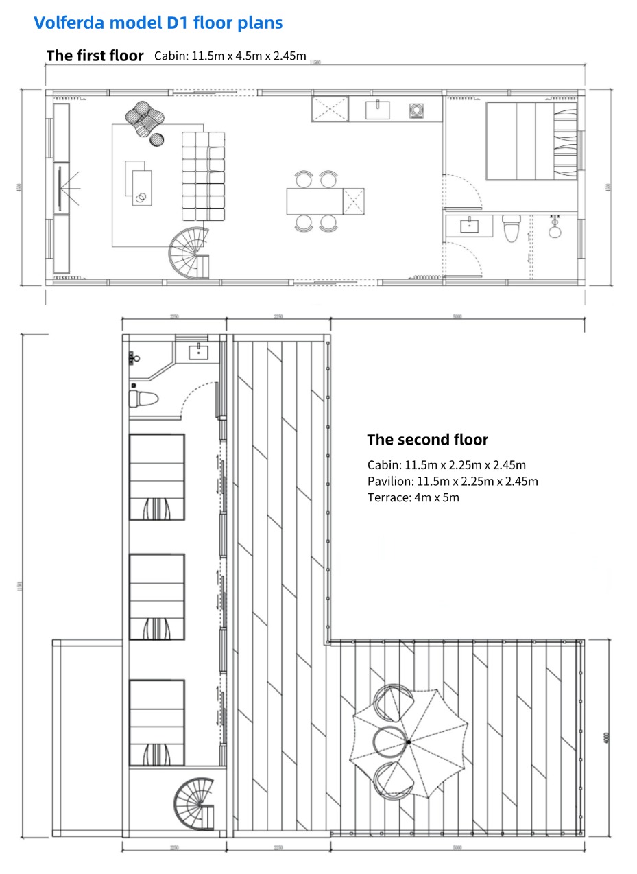 VOLFERDA Apple Cabin Model D1